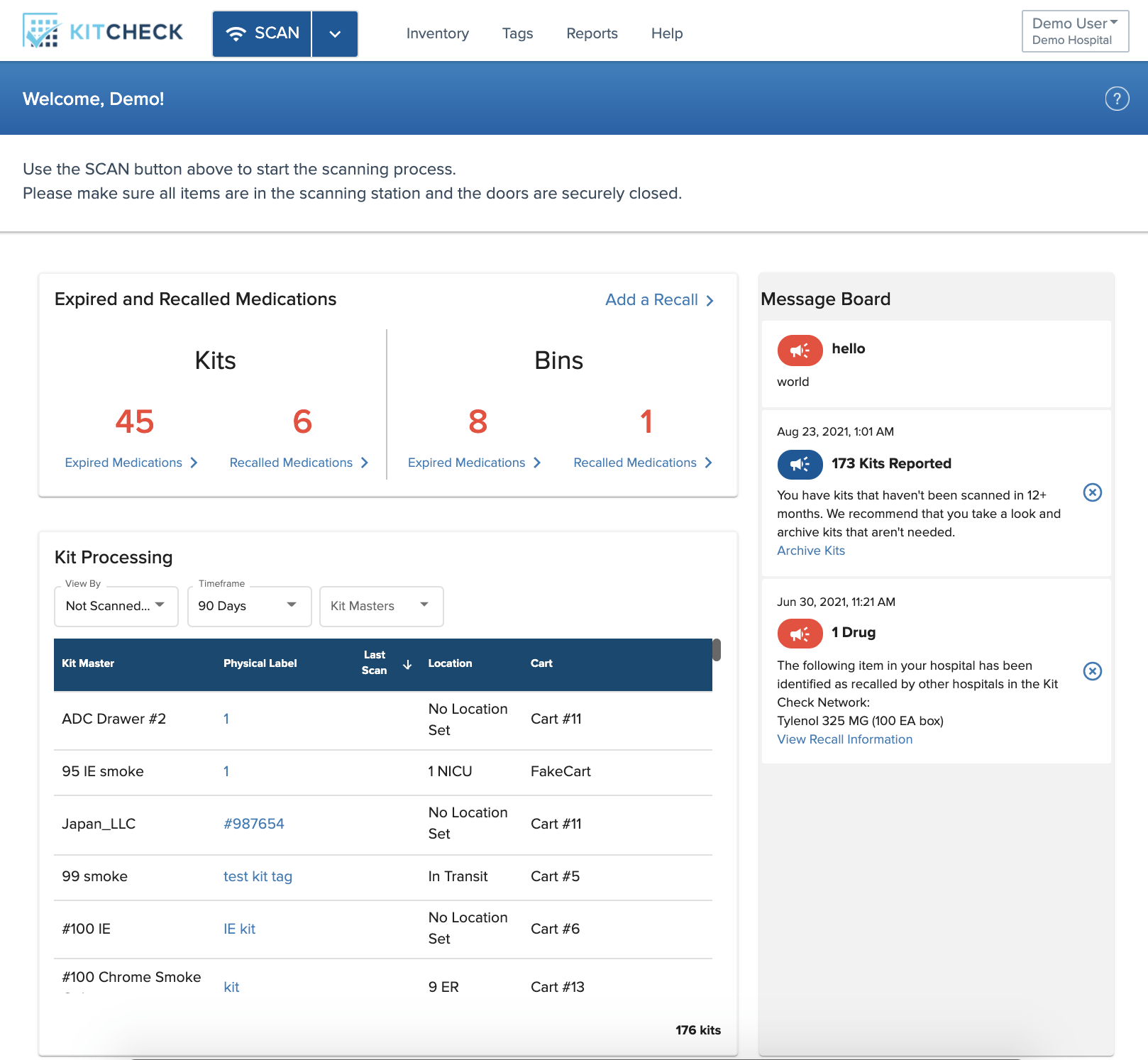 Product Update: Kit Check powered by Bluesight has a new dashboard ...